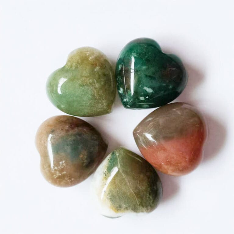 10 Types Mini Crystal Heart