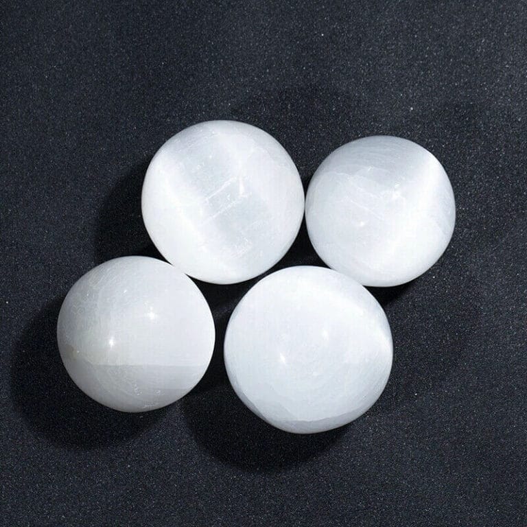 White Calcite Crystal Sphere Healing Ball - nacrystal.com