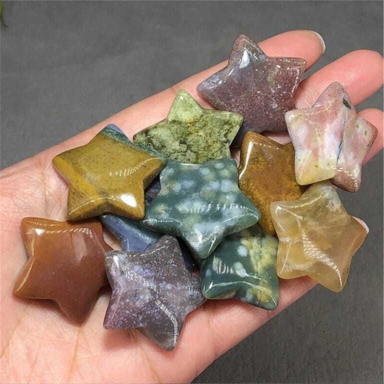 Ocean Jasper Crystal Polished Star Stone
