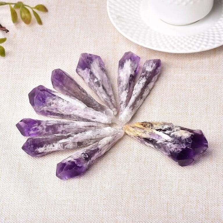 Raw Amethyst Large Point Wand