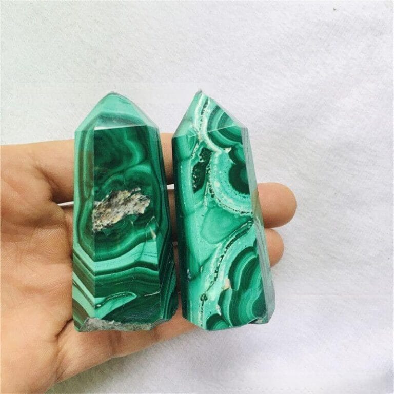 Malachite Tower Point Healing Stones - nacrystal.com