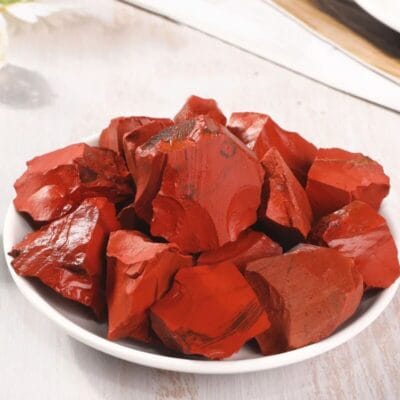 Natural Raw Red Jasper Stone