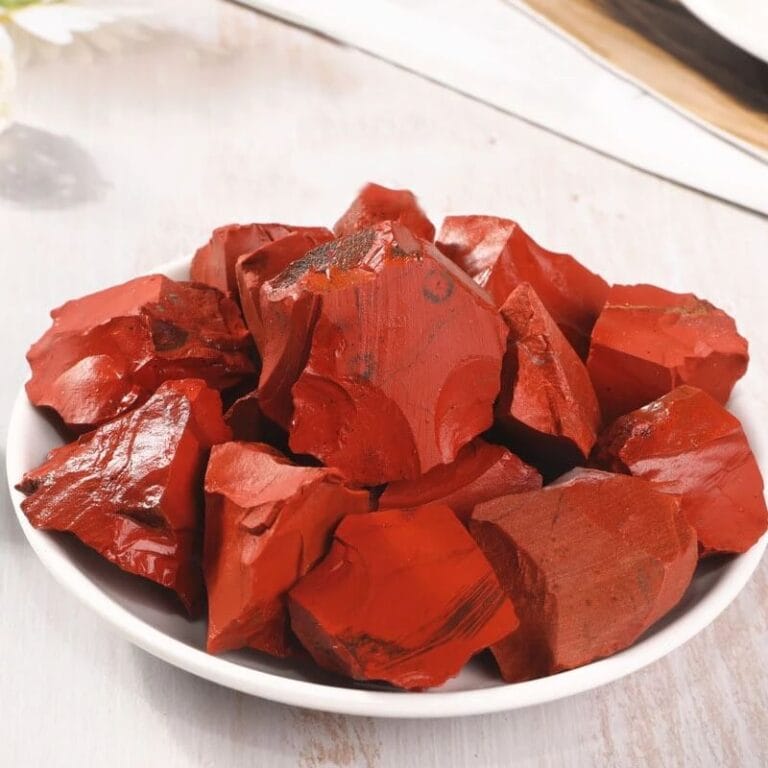 1.8" Heart Red Jasper Chakra Crystal