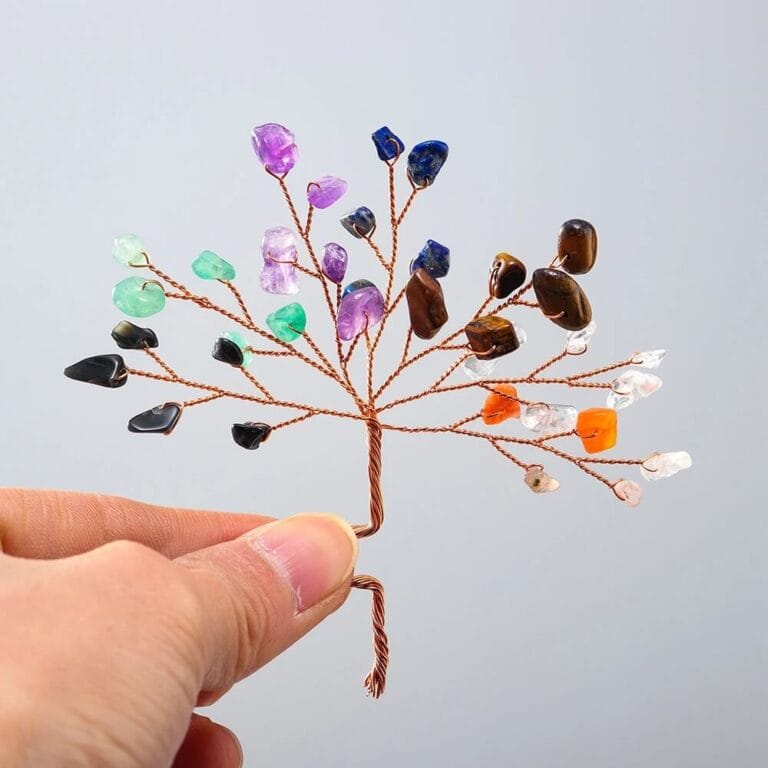 7 Chakra Gemstone Wire Tree Psychic Tree Crystals