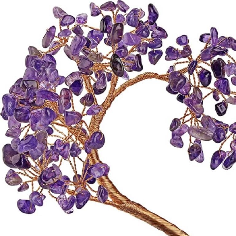 Amethyst Tree Heart Money Healing Gemstone Tree