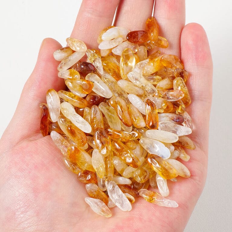 Natural Citrine Quartz Cluster Healing Gemstones - nacrystal.com