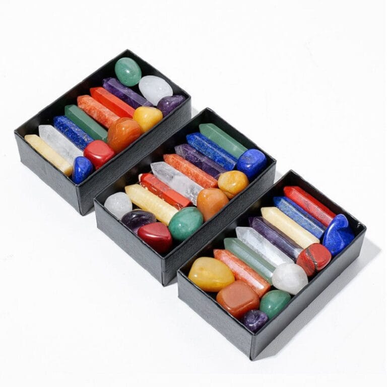 10 Pieces Tumbled Stones Gift Box - nacrystal.com