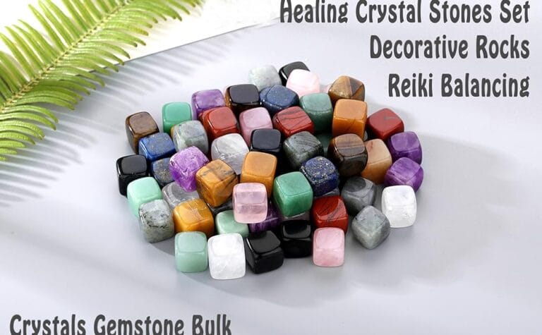 10 Pieces Tumbled Stones Gift Crystal Box