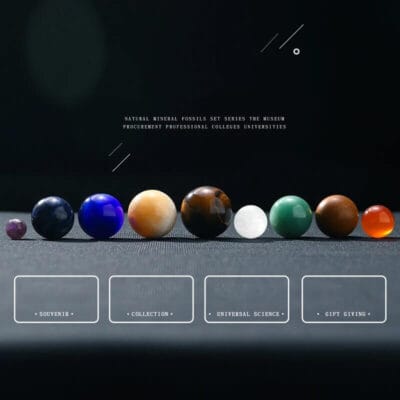 Nine Planets Gemstones Set Box