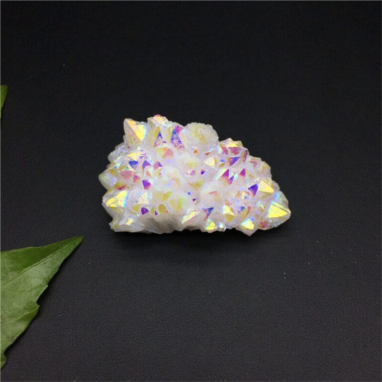 Angel Aura Quartz Cluster White Crystal