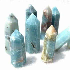 Blue Lace Agate Tower Point - Nacrystal.com