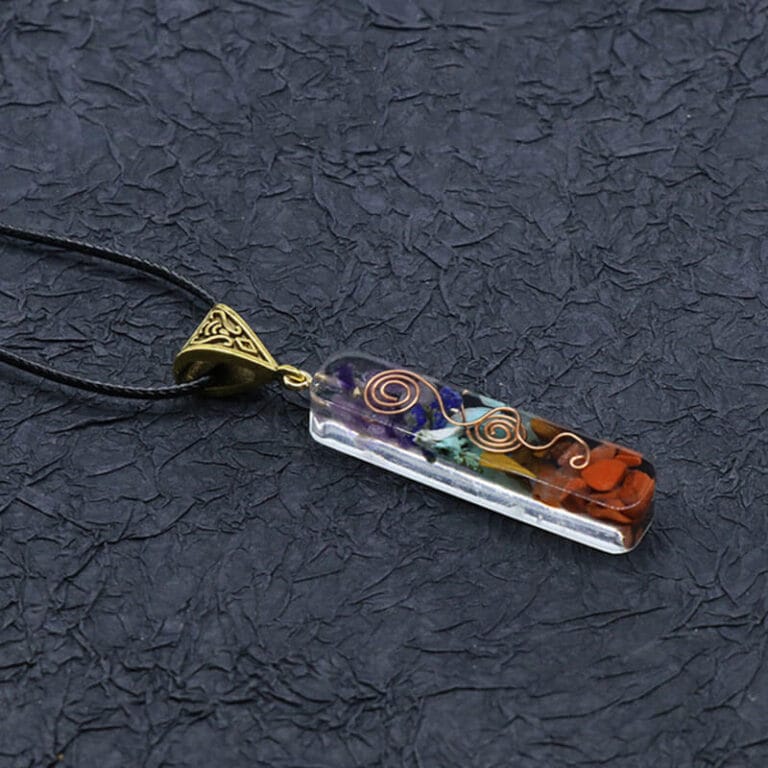 Colorful Chakra Energy Pendant Necklace