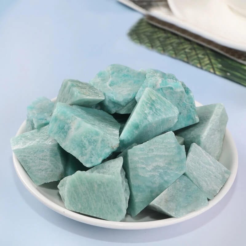 Raw Amazonite Rough Stones