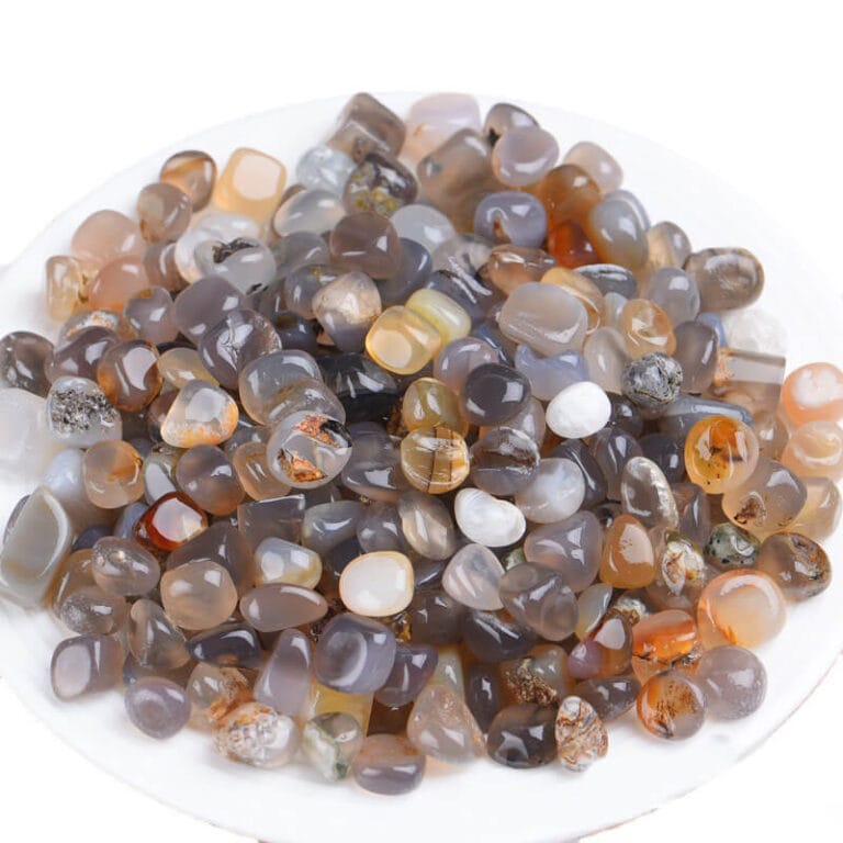 Colorful Agate Tumbled Gravel Stone - Nacrystal.com