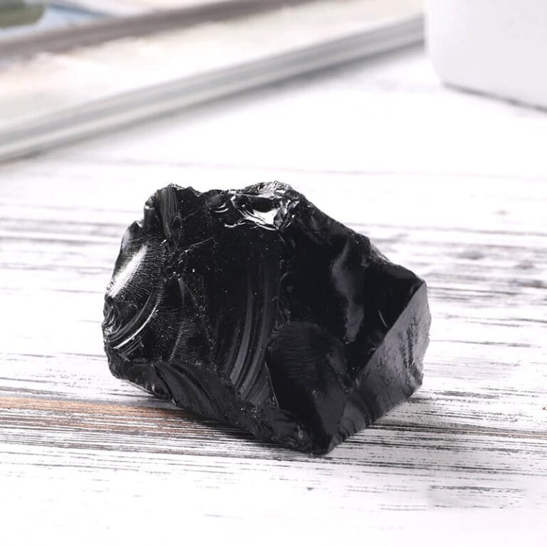 Black Obsidian Rough Stone Energy Crystal Gravel