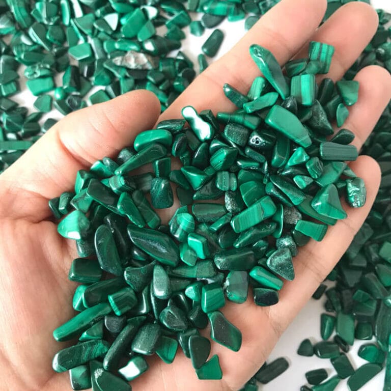 Malachite Gravel Healing Beads - Nacrystal.com