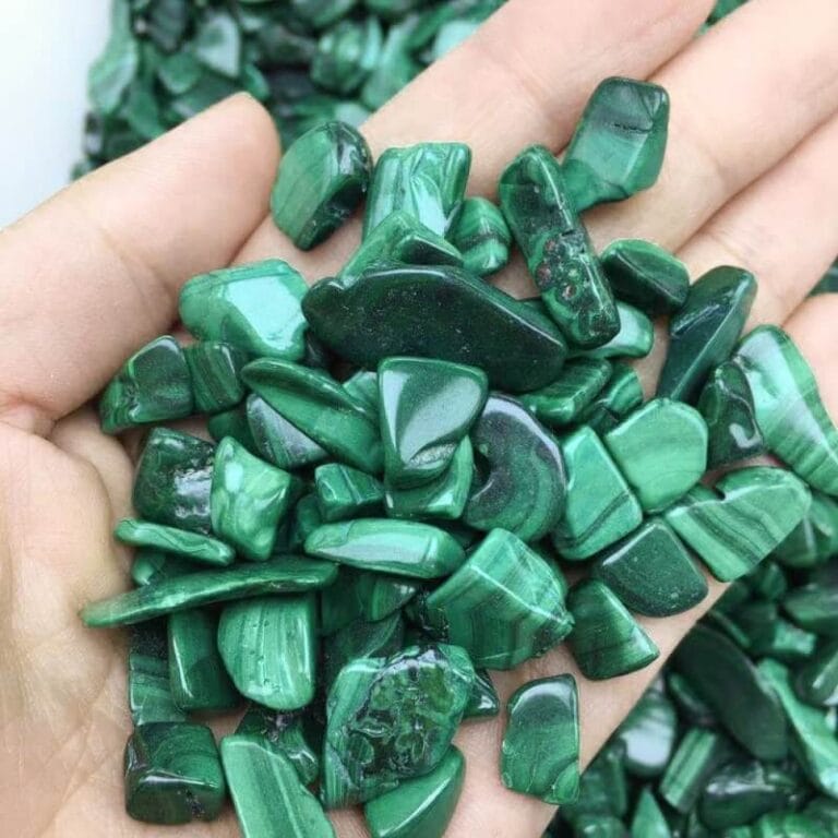 Malachite Gravel Healing Beads - Nacrystal.com