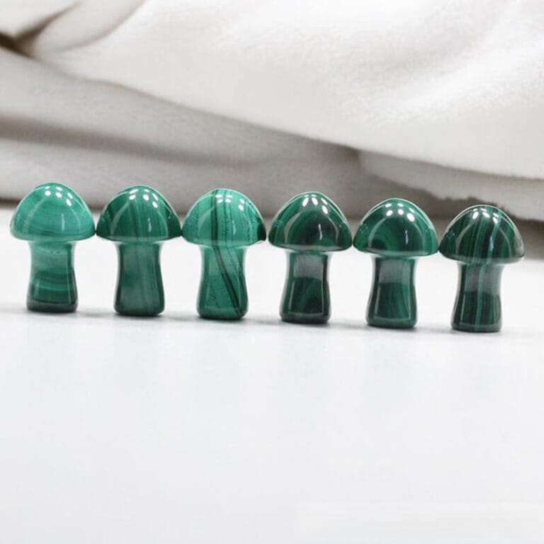 Malachite Mushrooms Mini Healing Crystal - Nacrystal.com