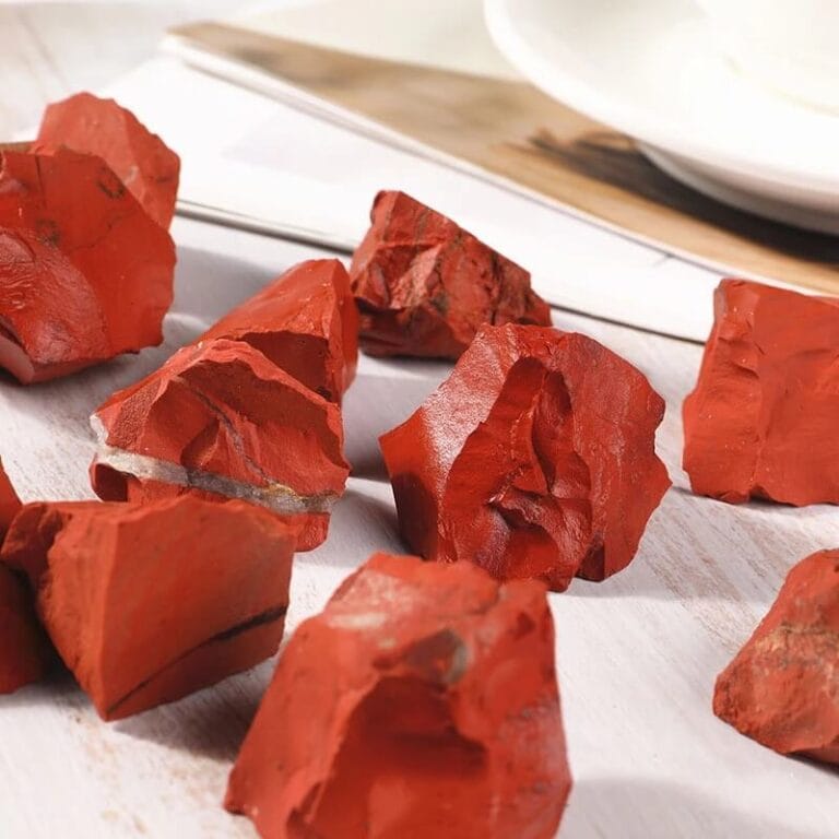 Natural Raw Red Jasper Stone