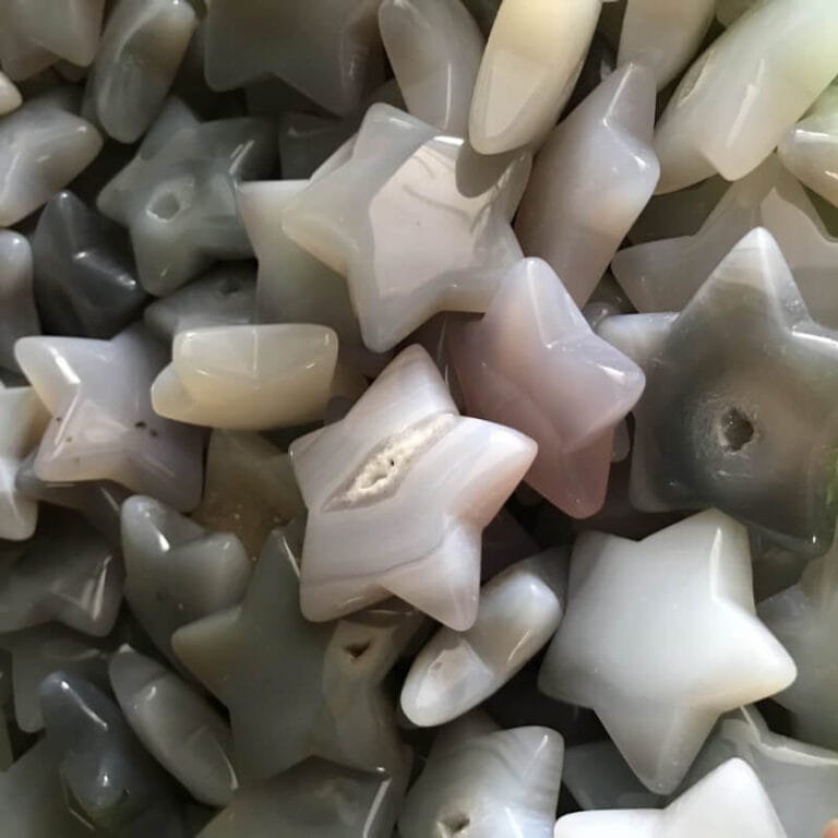 Druzy Geode Agate Star Moon Heart - Nacrystal.com