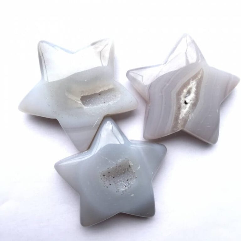 Druzy Geode Agate Star Moon Heart - Nacrystal.com