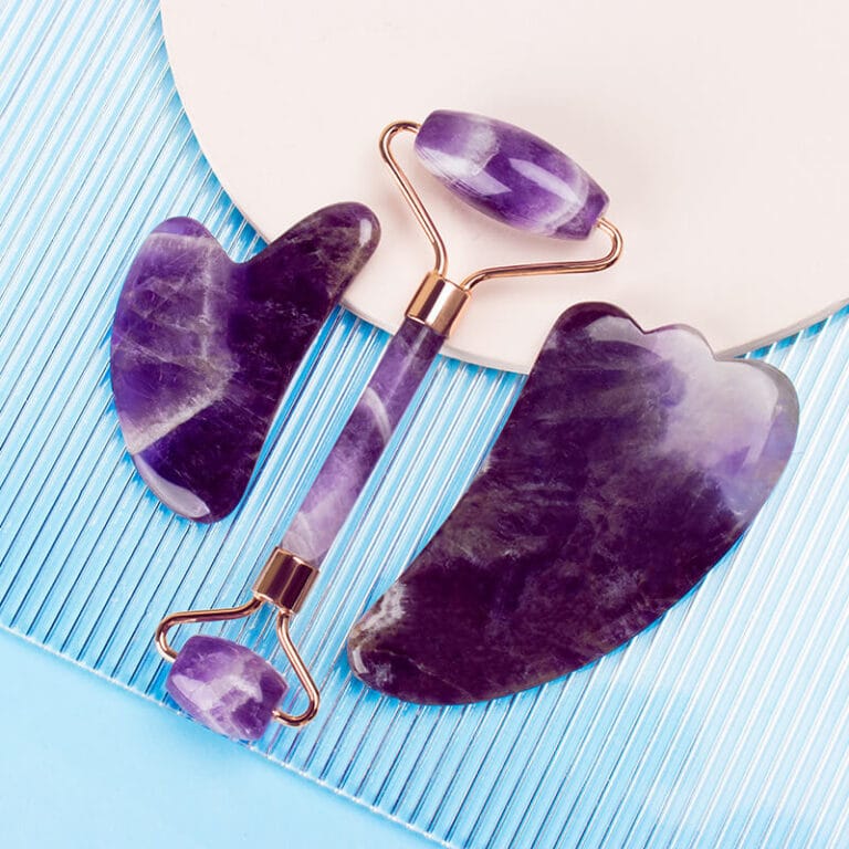 Amethyst Crystal Massage Roller