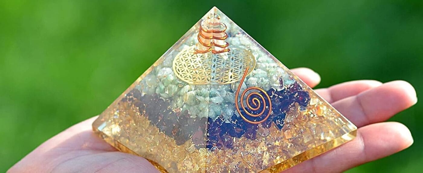Crystal Orgone Pyramid SBB Coil - Nacrystal.com