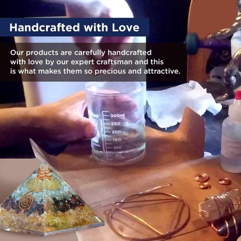 Crystal Orgone Pyramid SBB Coil - Nacrystal.com