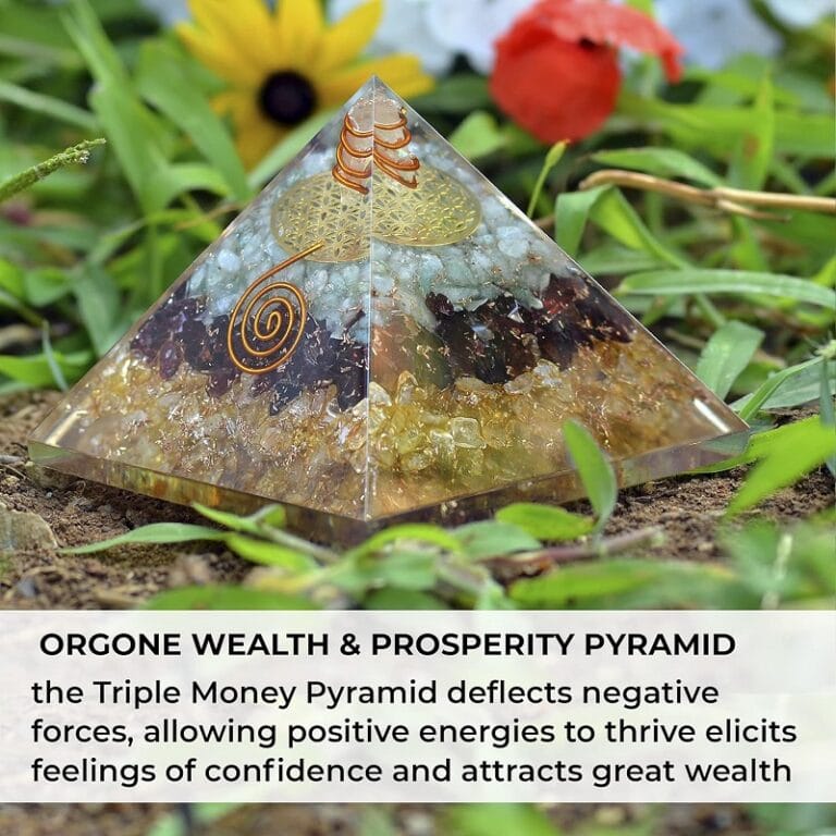 Crystal Orgone Pyramid SBB Coil - Nacrystal.com