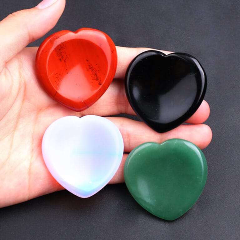 Heart Worry Stone Crystals For Worry