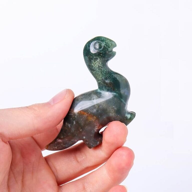 Natural Ocean Jasper Dinosaur Crystal Carving
