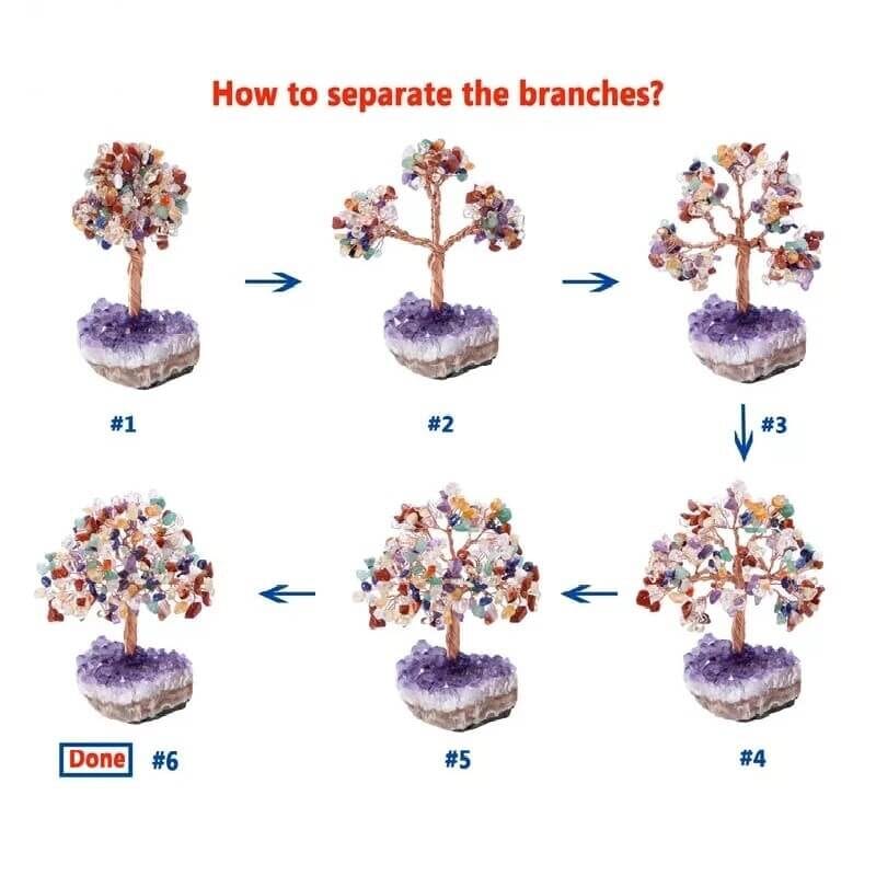 Crystal Tree Of Life Gemstone Tree