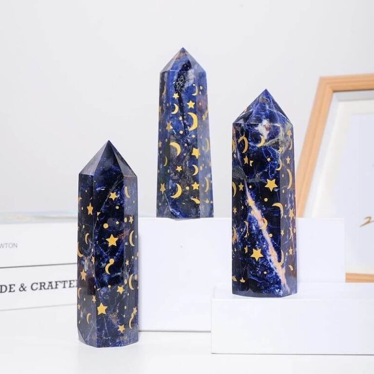 Crystal Tower and Raw Stone Crystal Gift Box