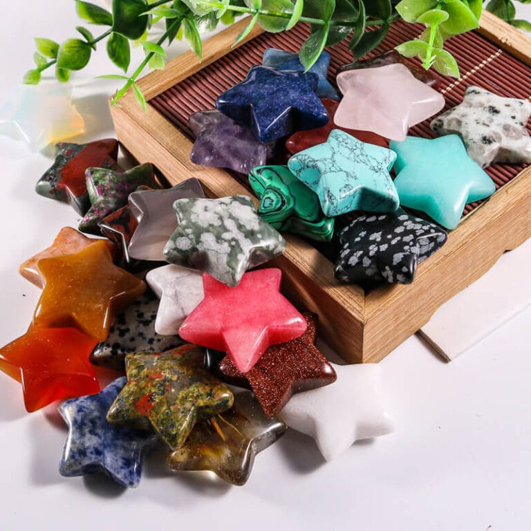 Crystals Star Carved Stones - Nacrystal.com