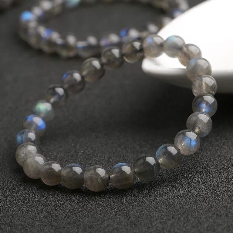 Labradorite Bracelet Beads Stone - Nacrystal