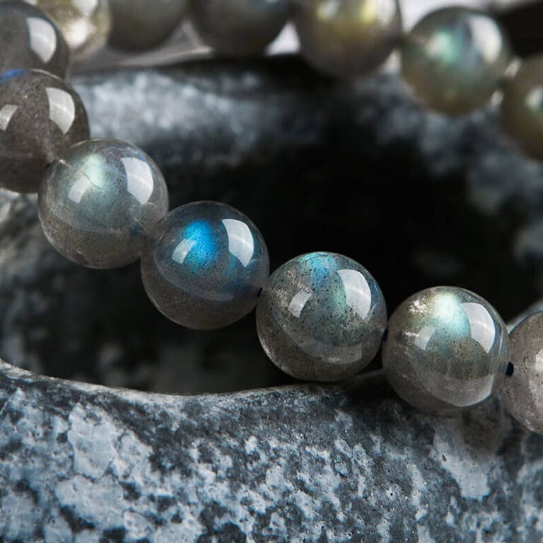 Labradorite Bracelet Beads Stone - Nacrystal.com