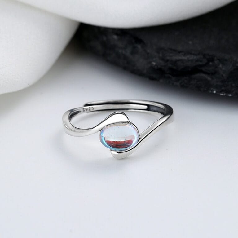 Moonstone Ring Copper - Nacrystal