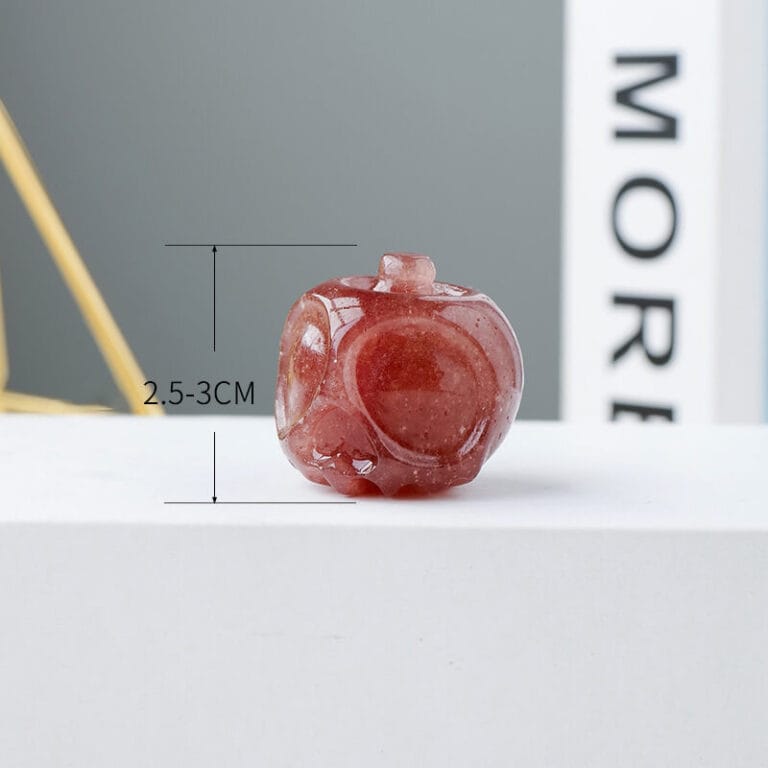 Crystal Skull Apple Carving - Nacrystal