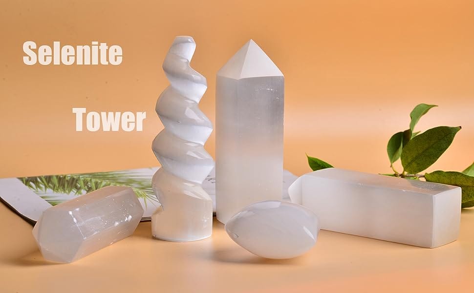 Selenite Tower Raw Crystal Bulk