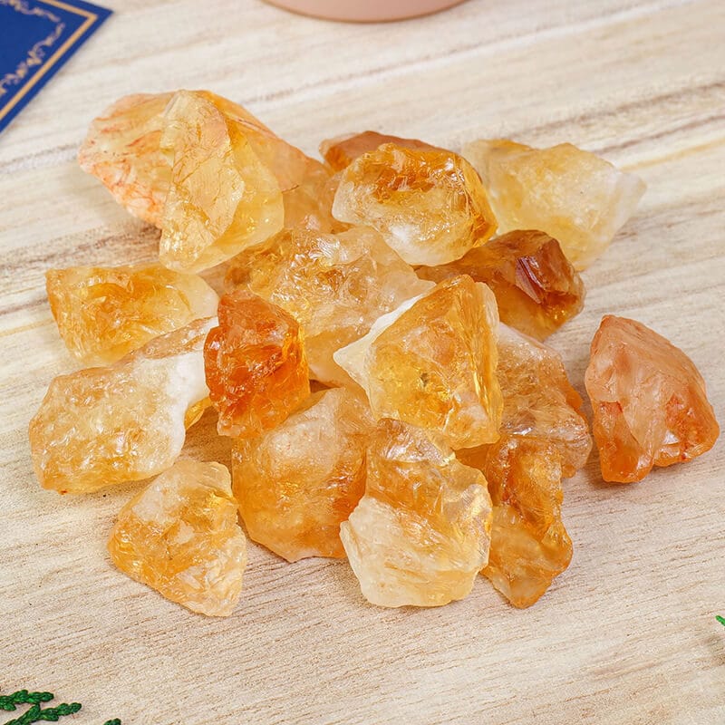 Natural Brazil Citrine Stones Aromatherapy