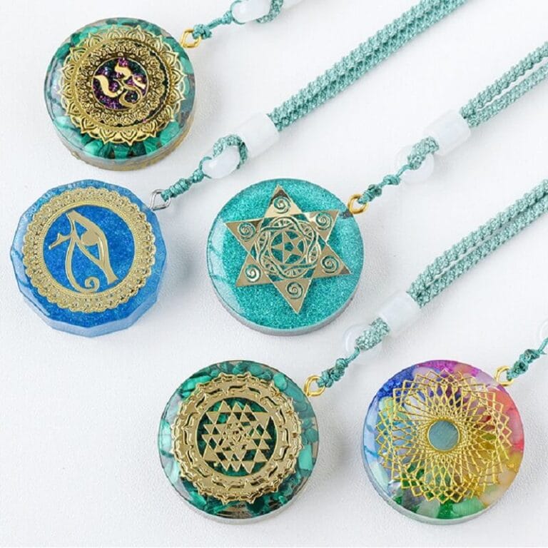 Crystal Orgone Stone Pendant Fashion Necklace