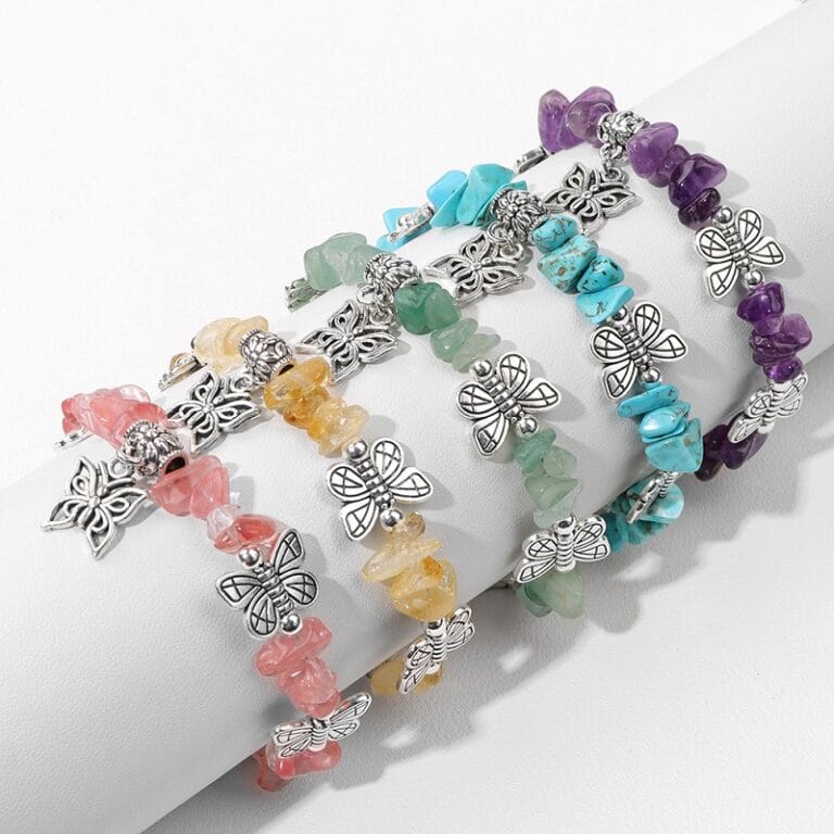 Bohemian Tassel Crystal Bracelets Set Wholesale