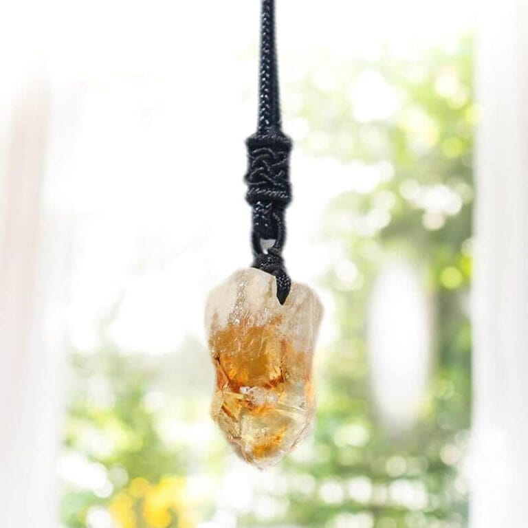 Natural Citrine Crystal Necklace Gemstone Wholesale