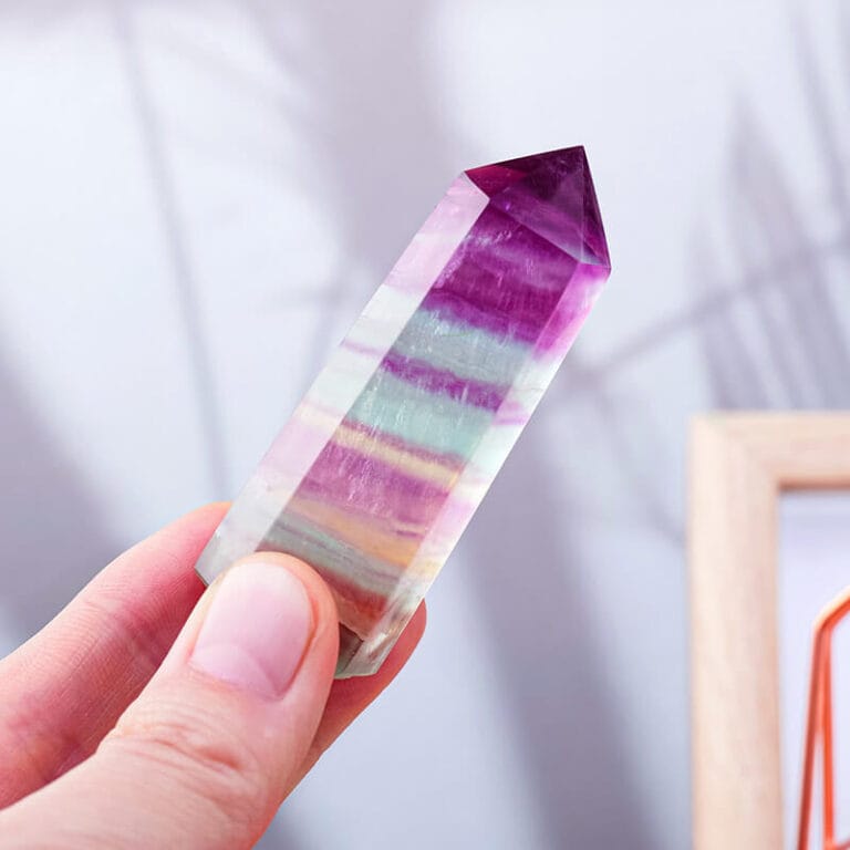 Watermelon Fluorite Tower Point Bulk