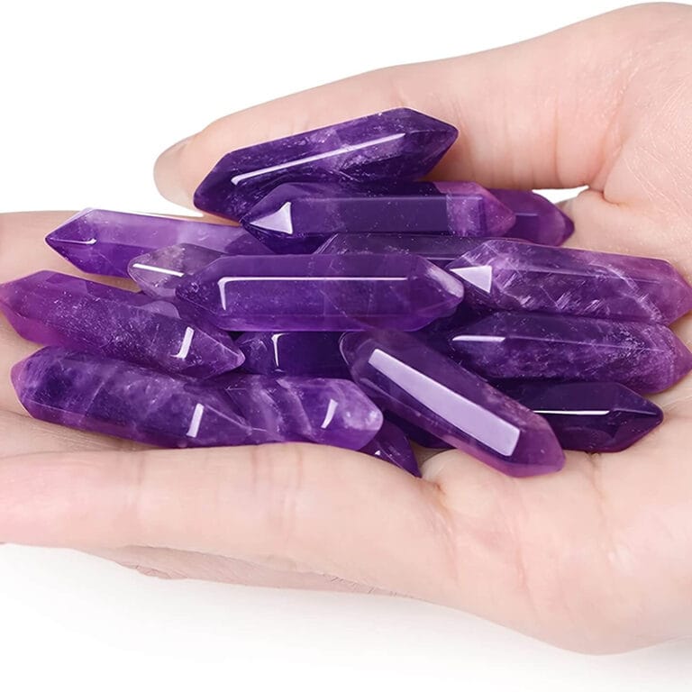 Hexagonal Pointed Amethyst Crystal Tower Wholesale