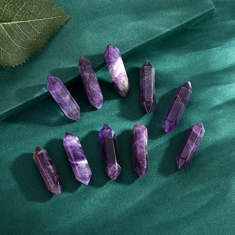 Hexagonal Pointed Amethyst Crystal Tower Wholesale