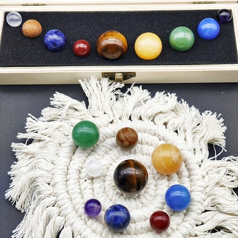 Nine Planets Gemstones Set Box