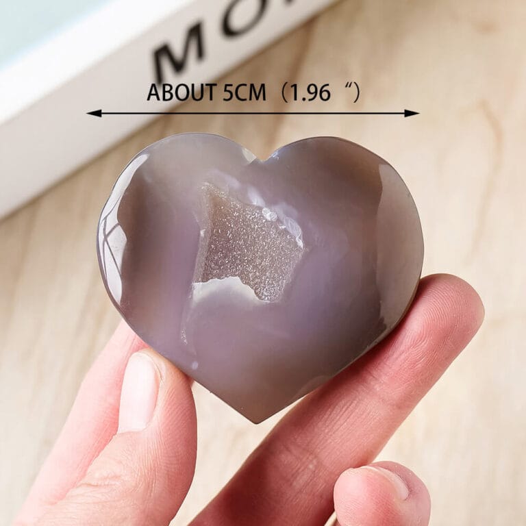 Agate Crystal Geode Love Heart Wholesale - Nacrystal
