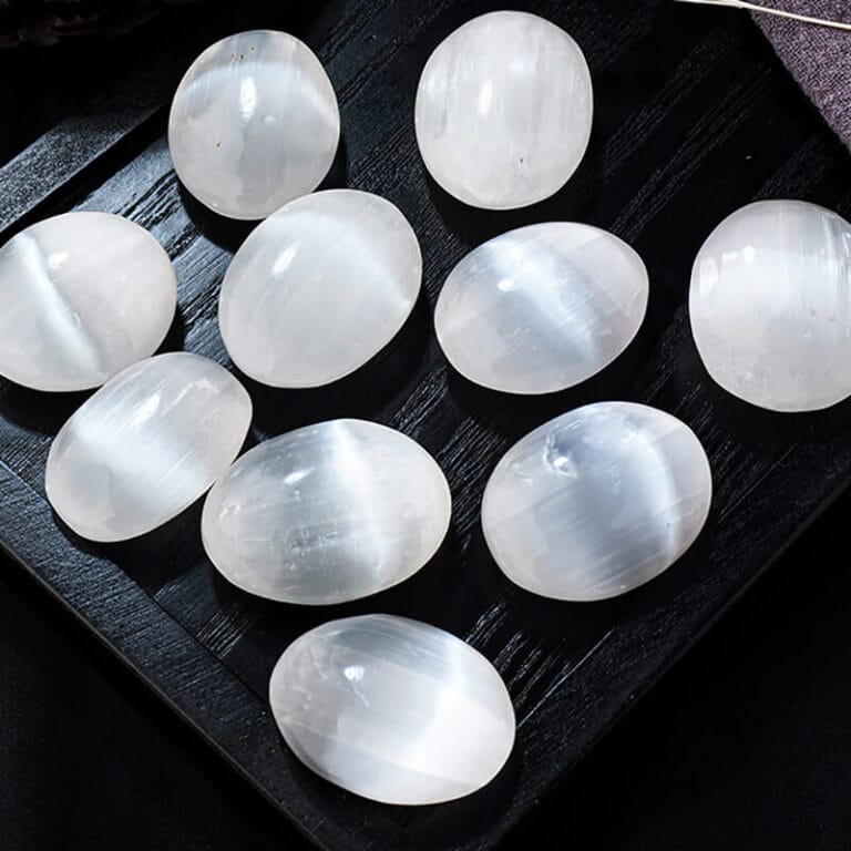 Moonstone Worry Stone Rubbing Stone For Anxiety