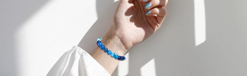 12pcs Bead Healing Crystal Bracelets Men and Women